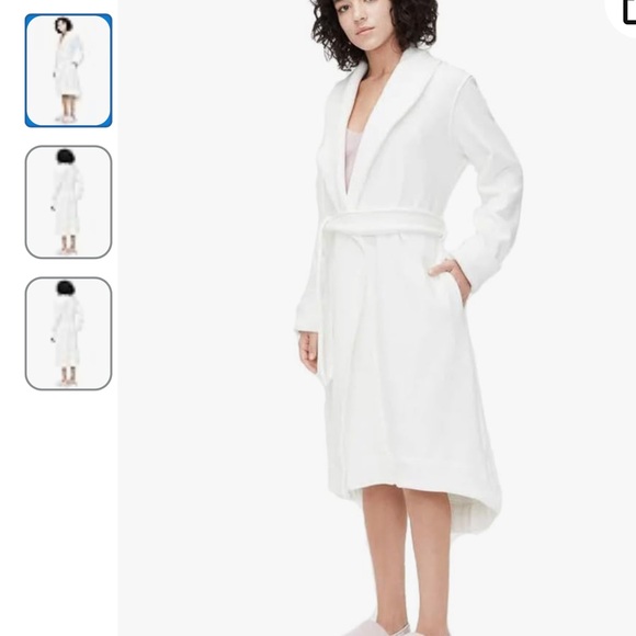 UGG | Intimates & Sleepwear | Ugg Cream Womens Duffield Robe | Poshmark